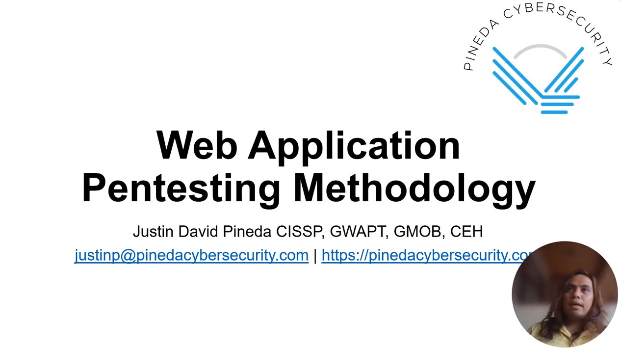 Web Application Penetration Testing Methodology Pineda Cybersecurity